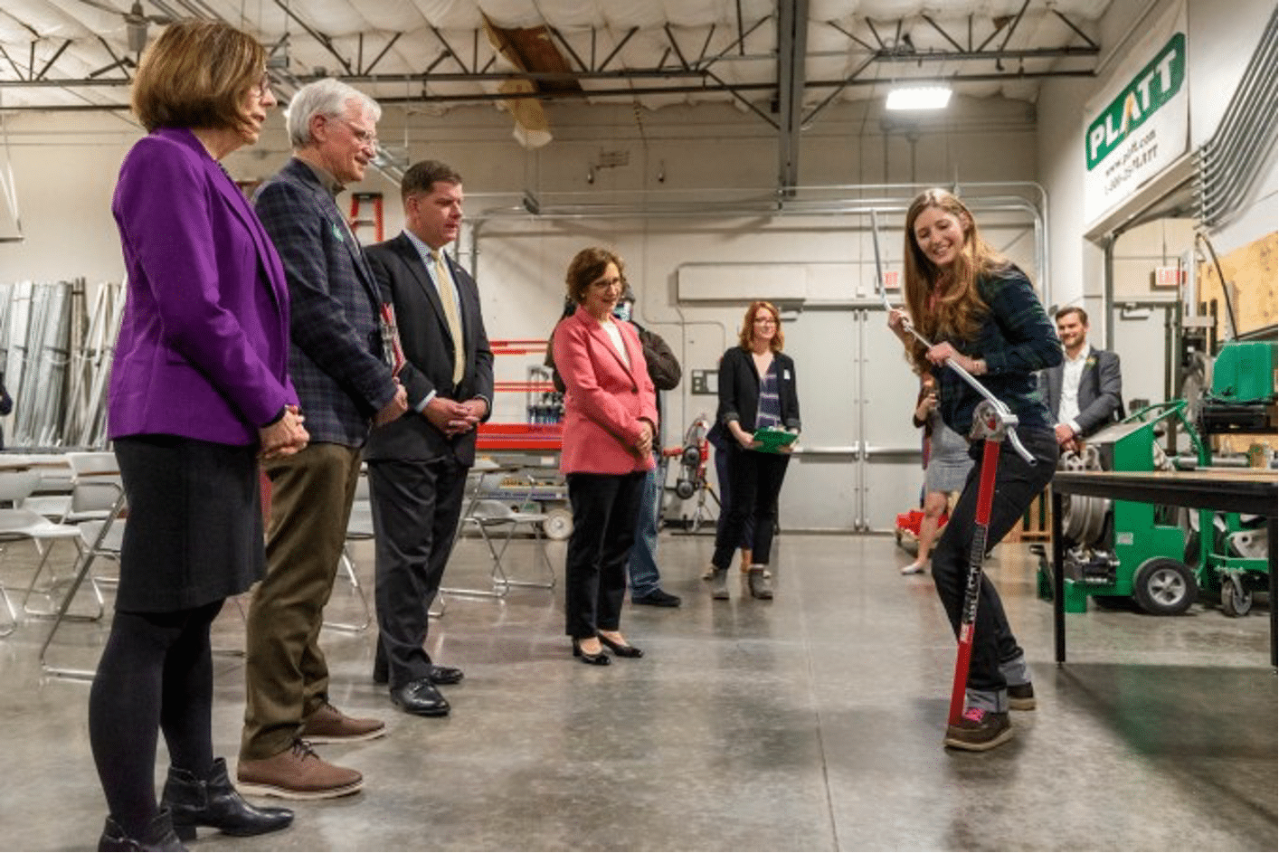 Biden cabinet official visits Portland NECA-IBEW training center on ...